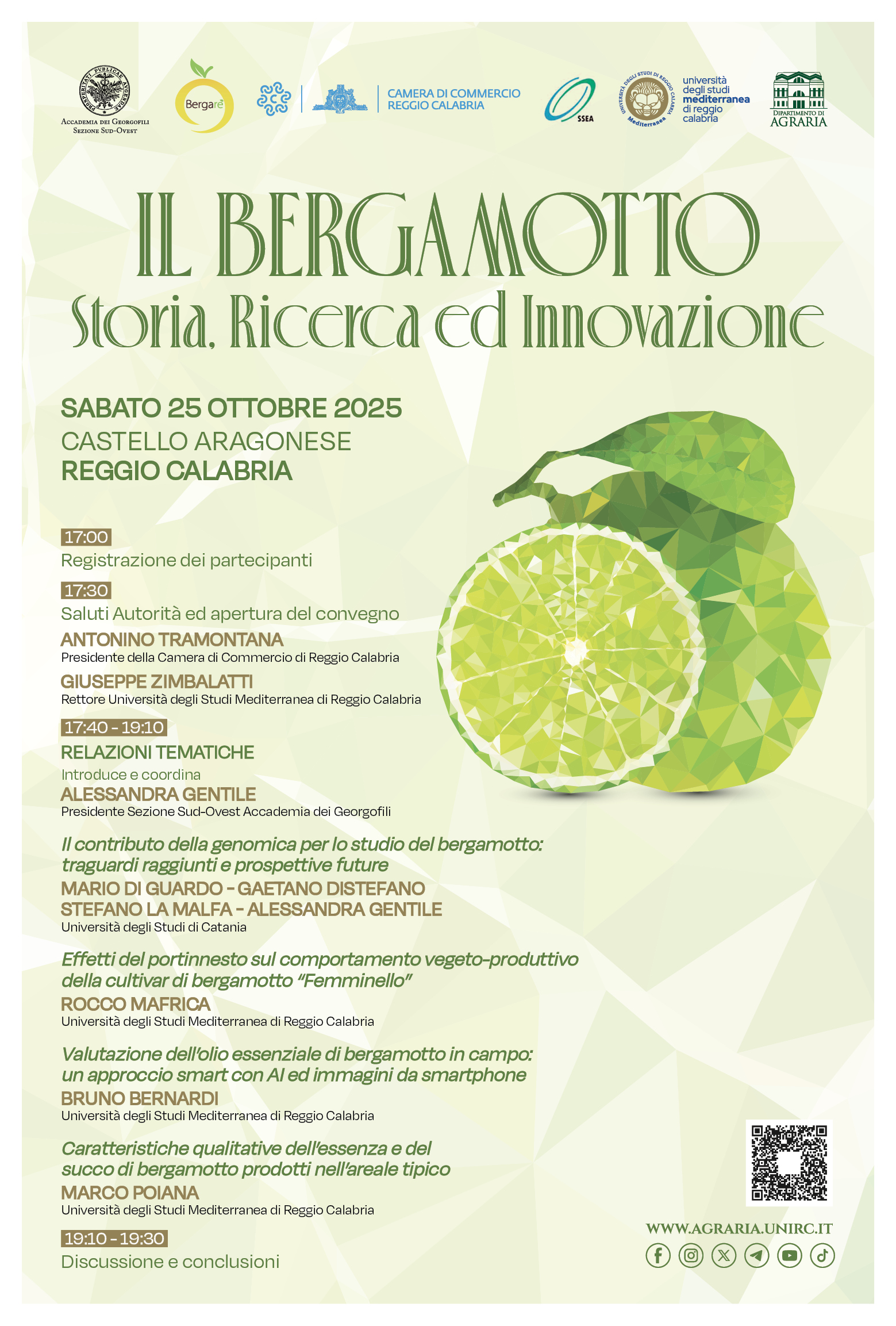 Reggio: 25 ottobre Giornata di Studio “Il bergamotto: storia, ricerca ...